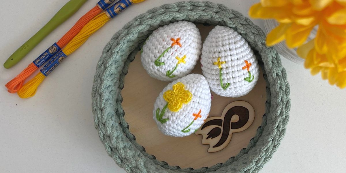 Háčkované vajíčka na Veľkú noc | Návody a inšpirácie Noezon.sk