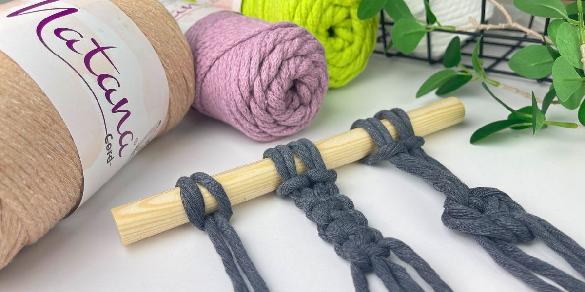 Základné macrame uzly | Návody a inšpirácie Noezon.sk