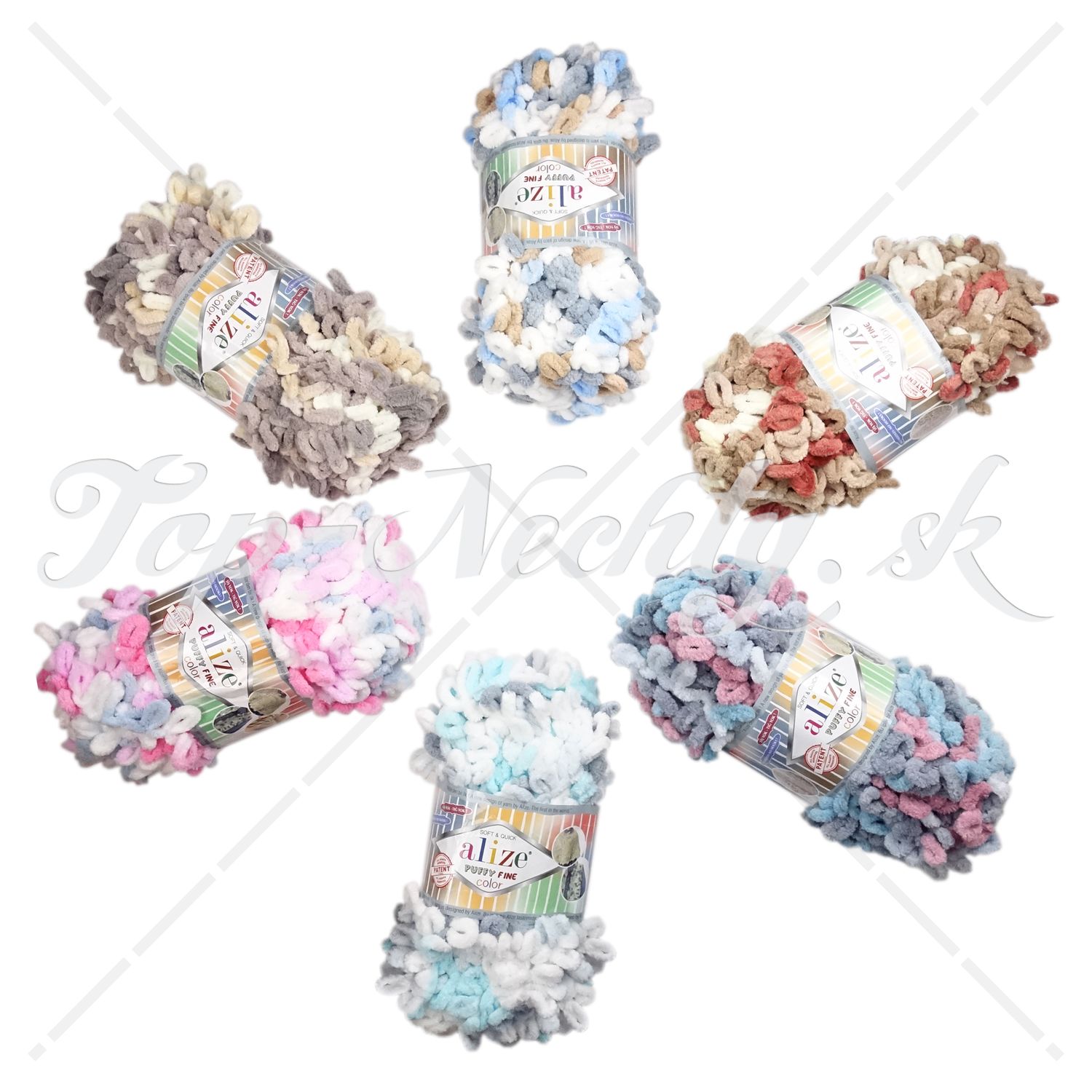 Alize Puffy Fine Color 100g 14m | Noezon.sk