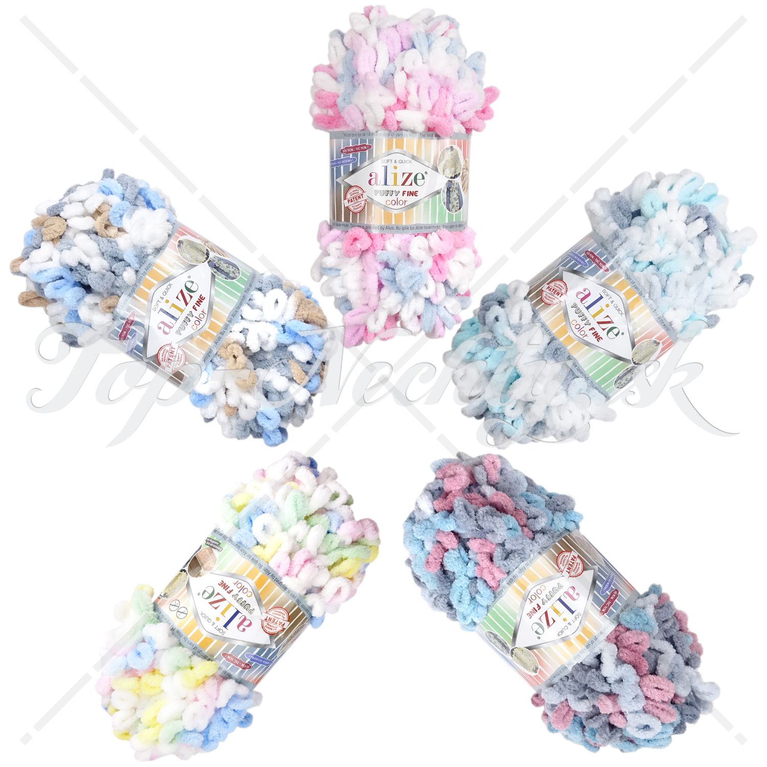 Alize Puffy Fine Color 100g 14m | Noezon.sk