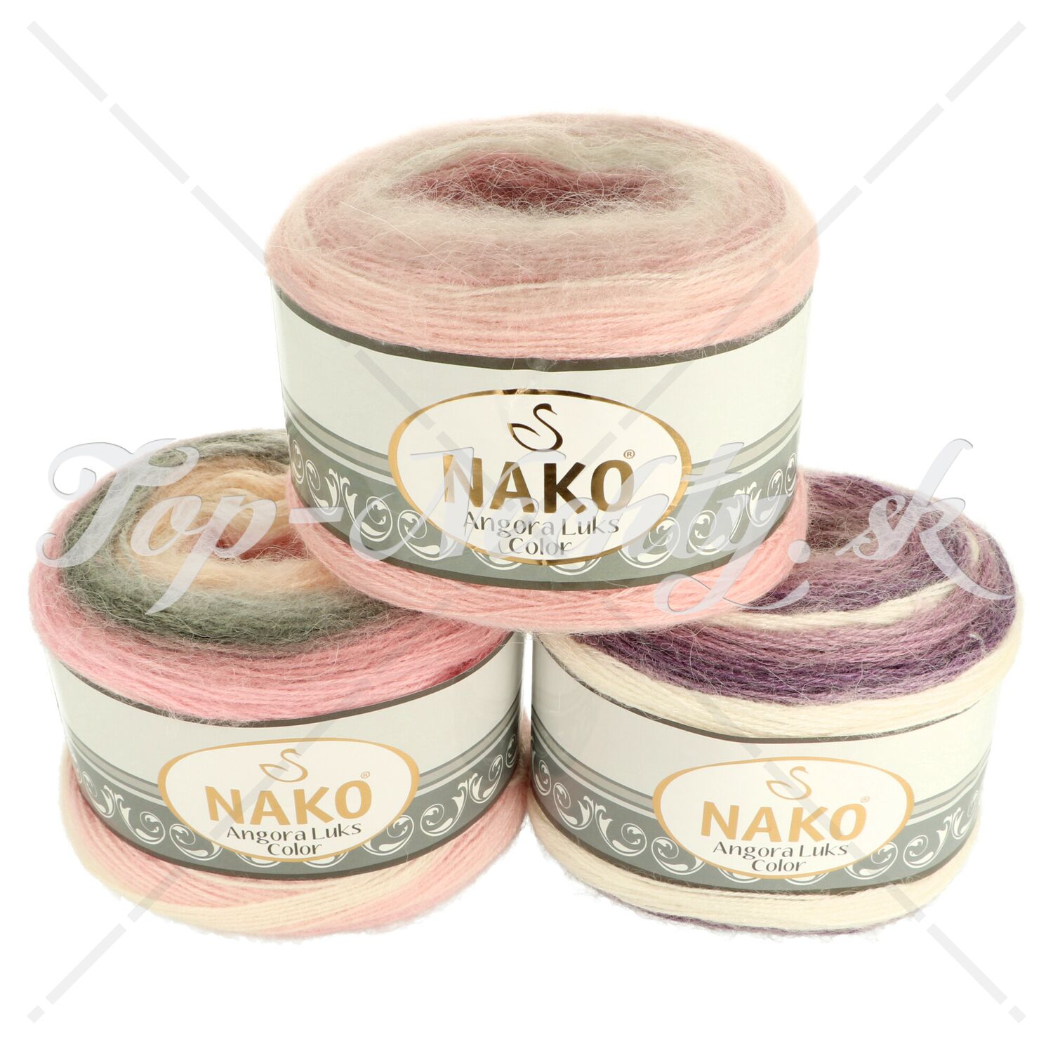 Nako Angora Luks Color 150g 810m | Noezon.sk