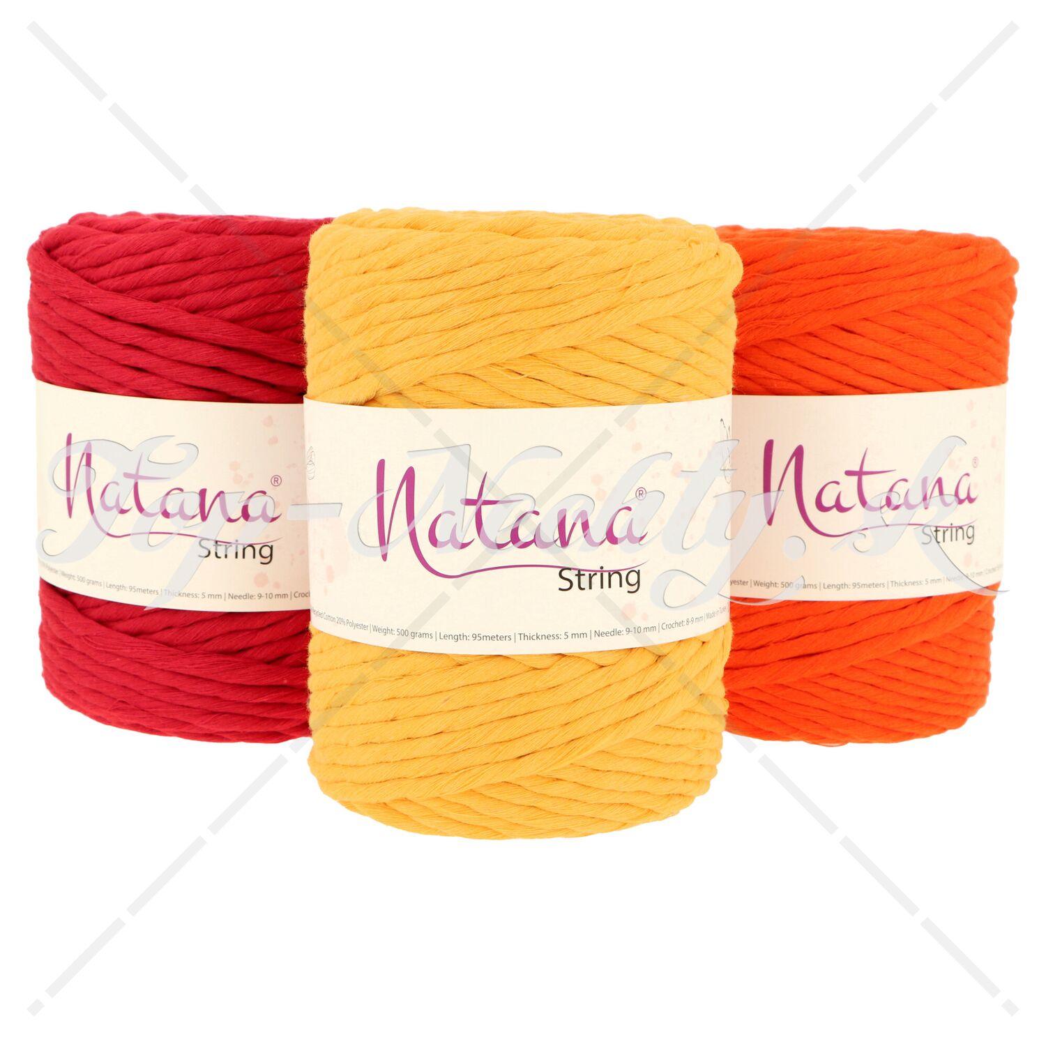 Natana Macrame String 5mm 95m 500g | Noezon.sk