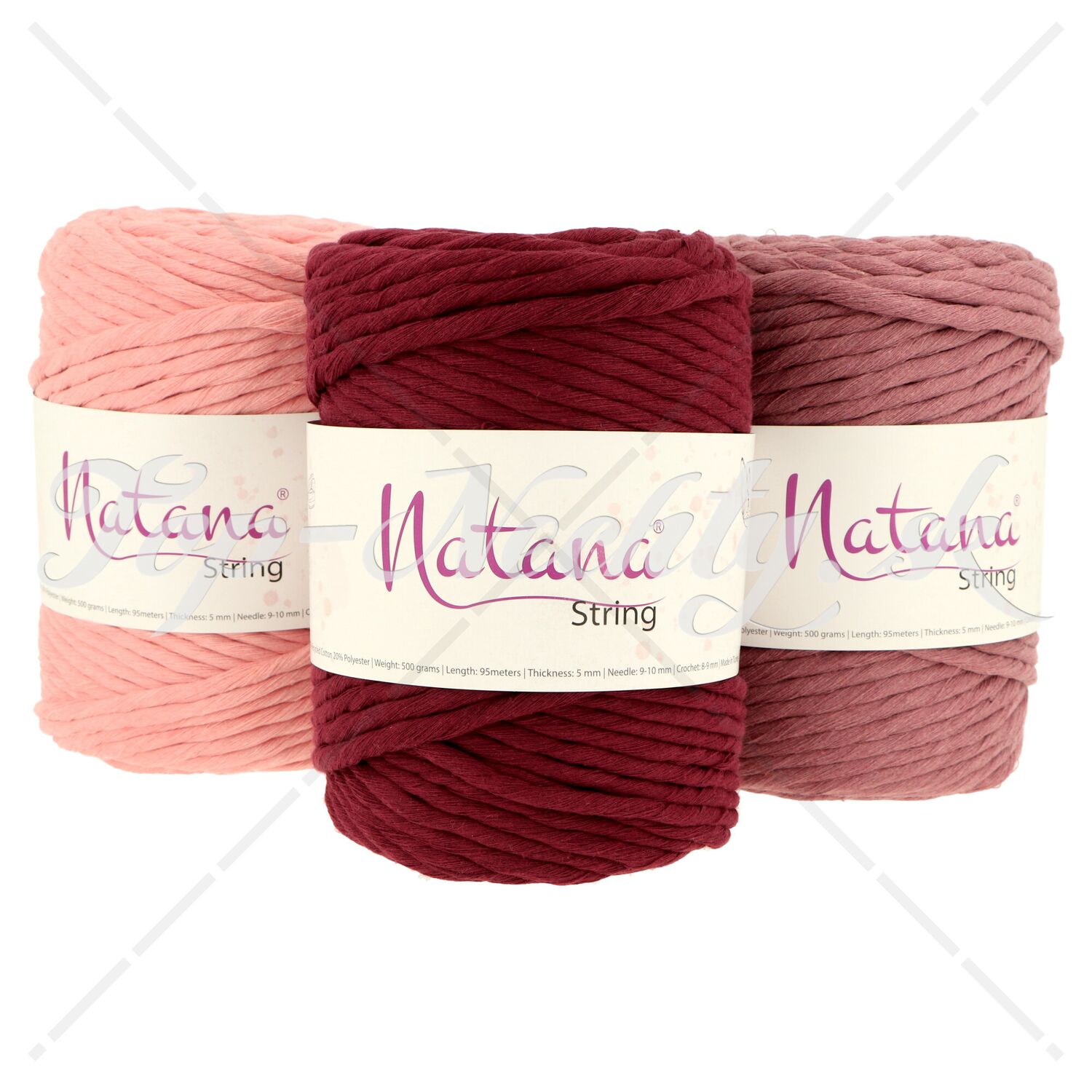 Natana Macrame String 5mm 95m 500g | Noezon.sk