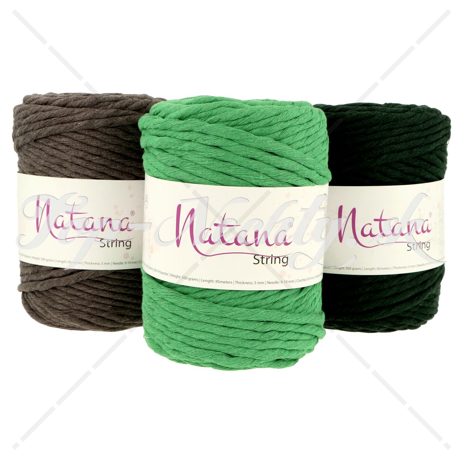 Natana Macrame String 5mm 95m 500g | Noezon.sk