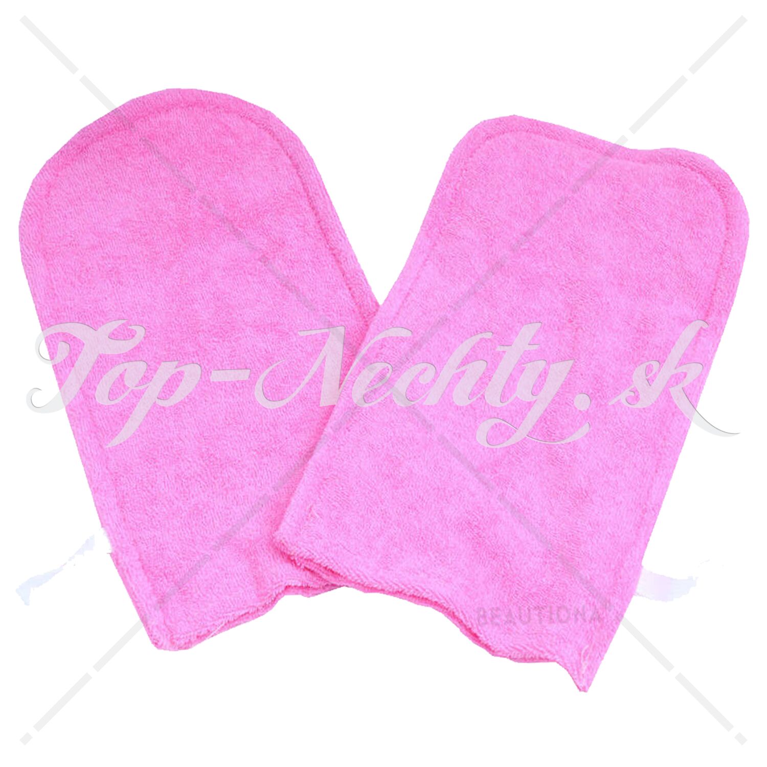 Ružové parafínové rukavice 1 pár | Noezon.sk