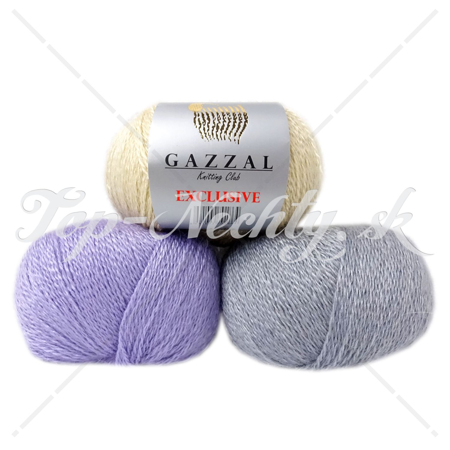 Vlna Gazzal Exclusive 25 g, 190 m | Noezon.sk