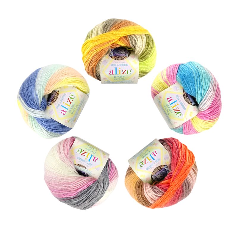 Alize Baby Wool Batik 50g 175m | Noezon.sk