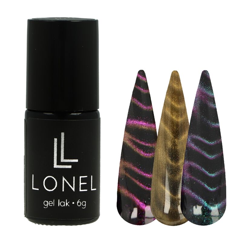 LONEL cat eye gél lak 6g - rôzne farby | Noezon.sk