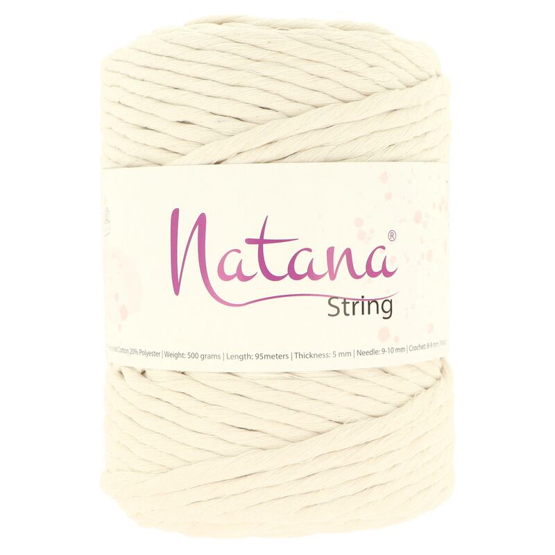 Natana Macrame String 5mm 95m 500g | Noezon.sk